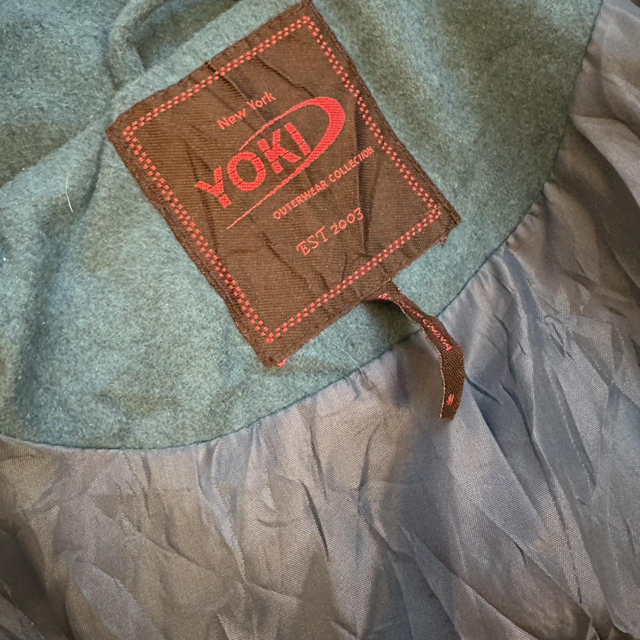 Yoki belted asymmetrical wool blend coat size M... - Depop