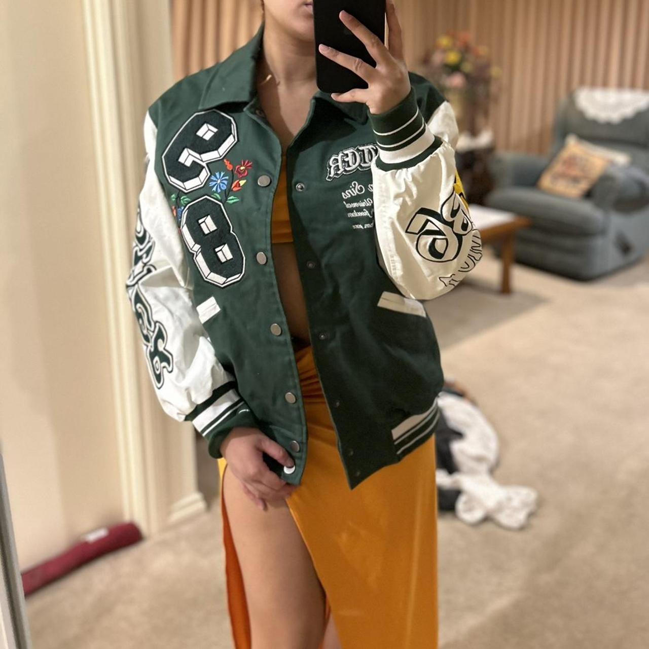 Green Racer biker jacket | ON TREND ALERT Only... - Depop