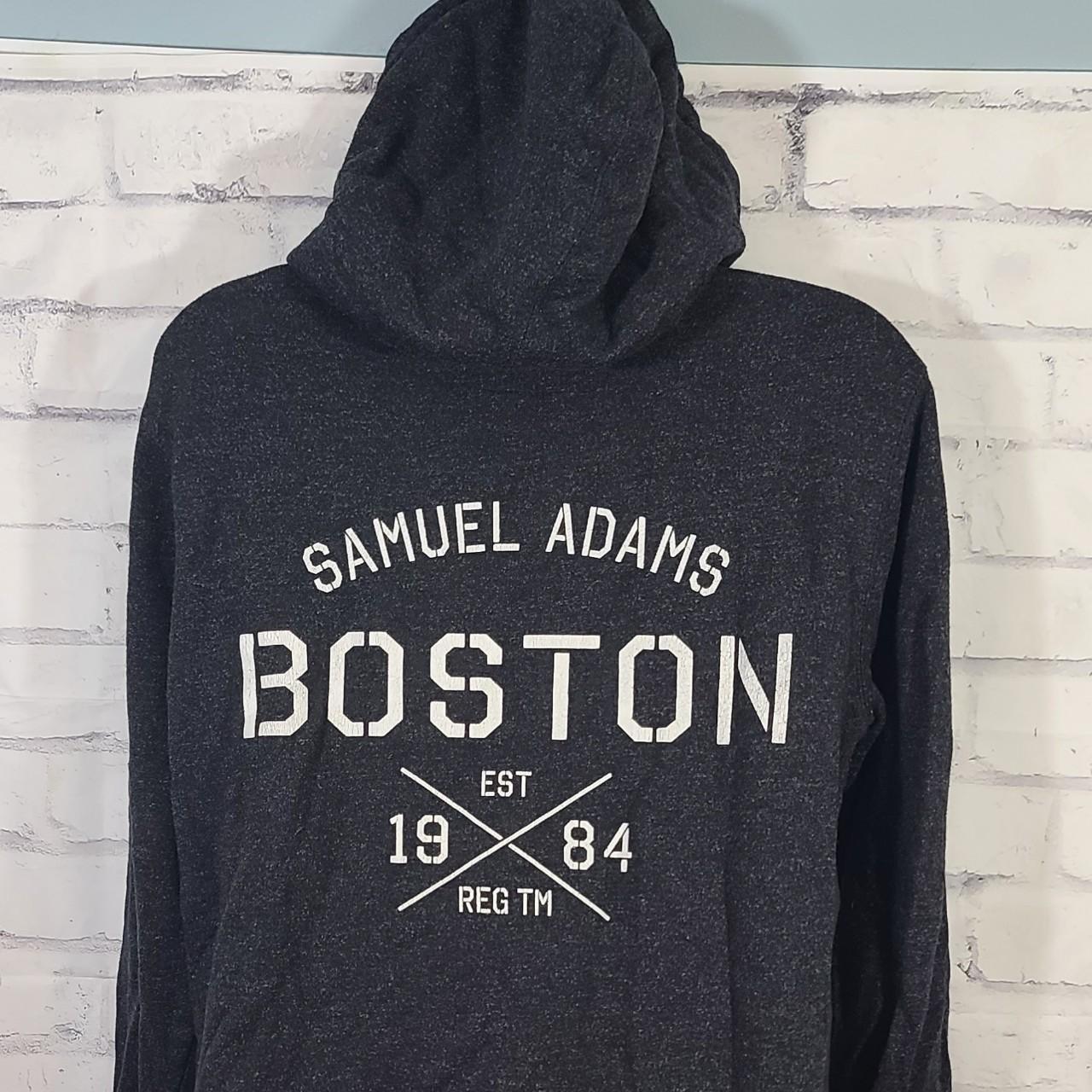 Boston Sam Adams Hoodie, Small. Kangaroo pocket. ... - Depop