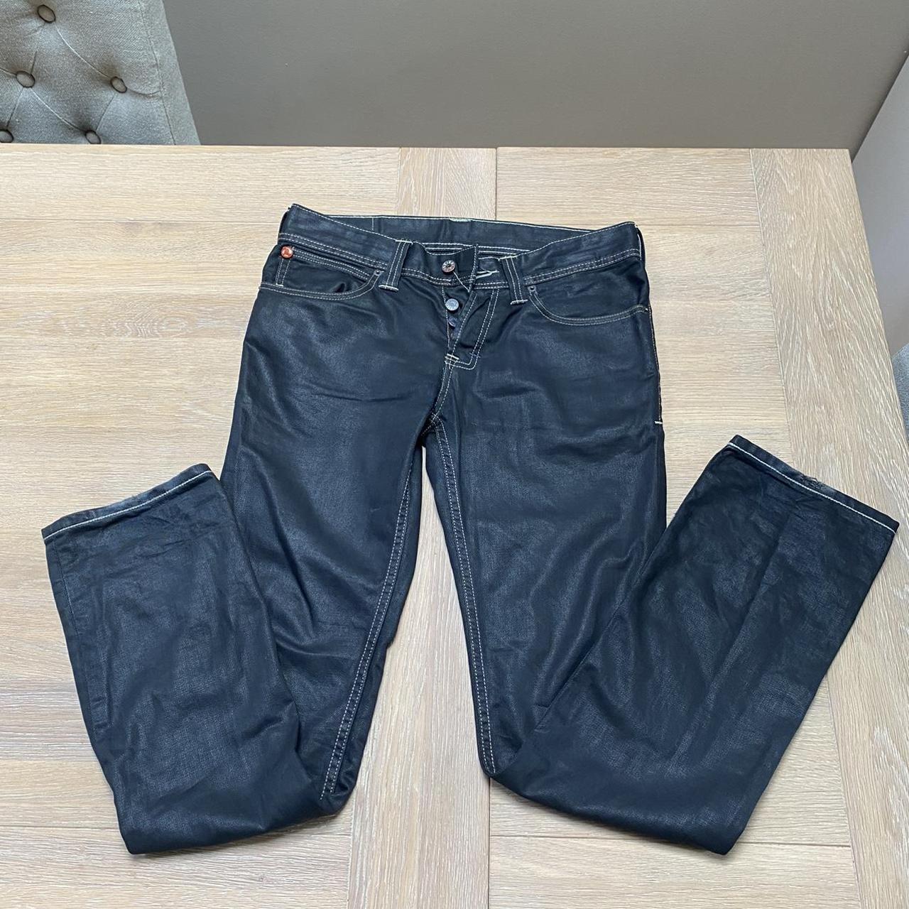 evisu x puma straight leg jeans Very good... - Depop