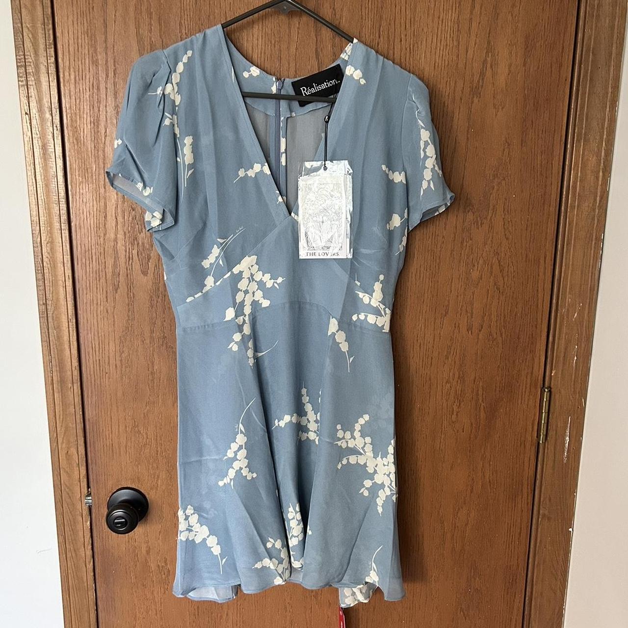 Realisation Par Luella dress in summer loving blue.... - Depop