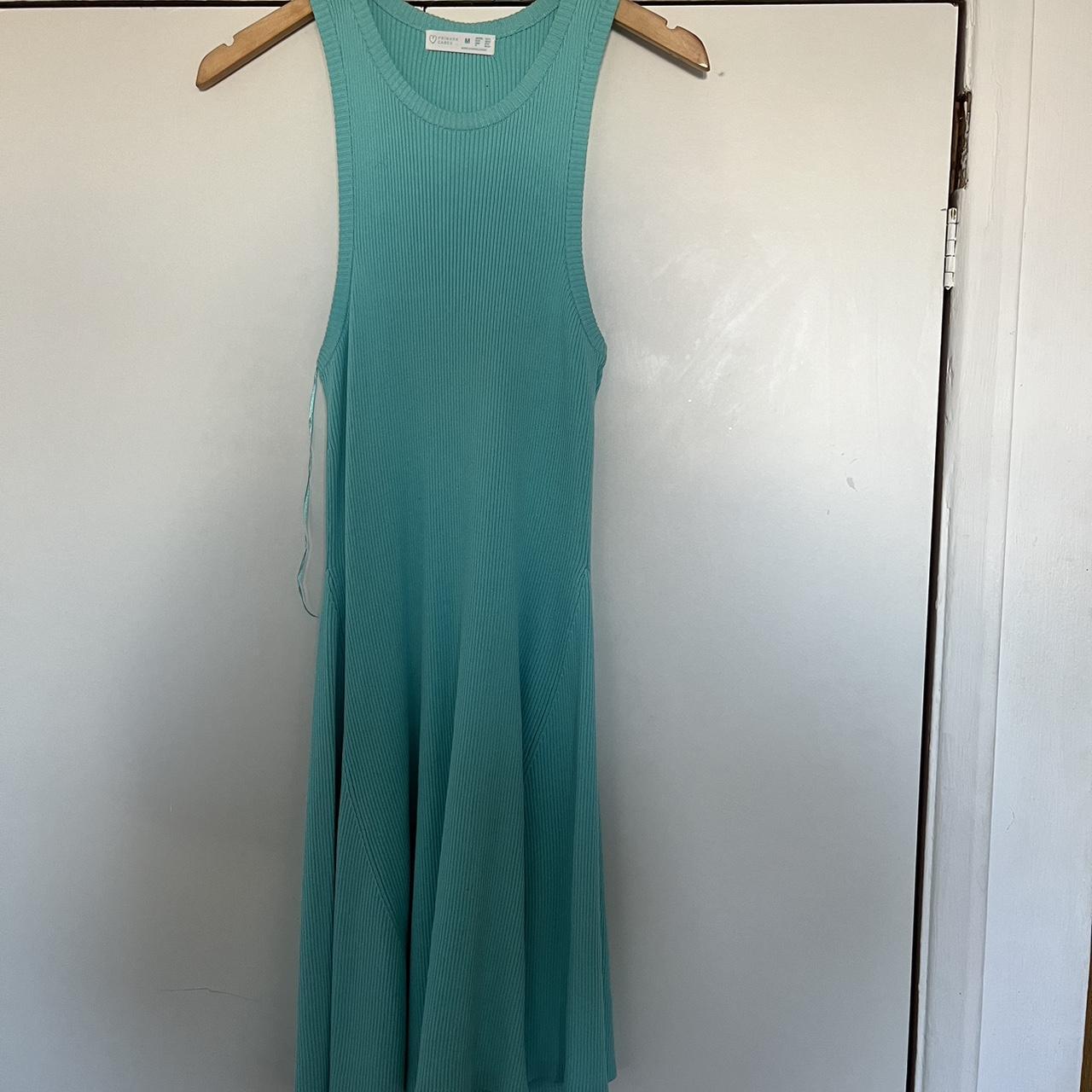 Blue flowy dress perfect for summer ! Bright for... - Depop