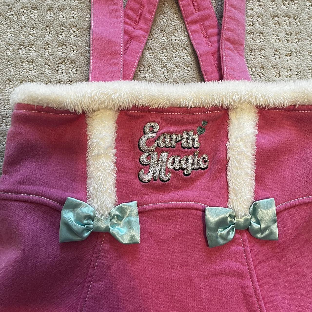 pink cutecore winter romper dress ️ white sherpa... - Depop