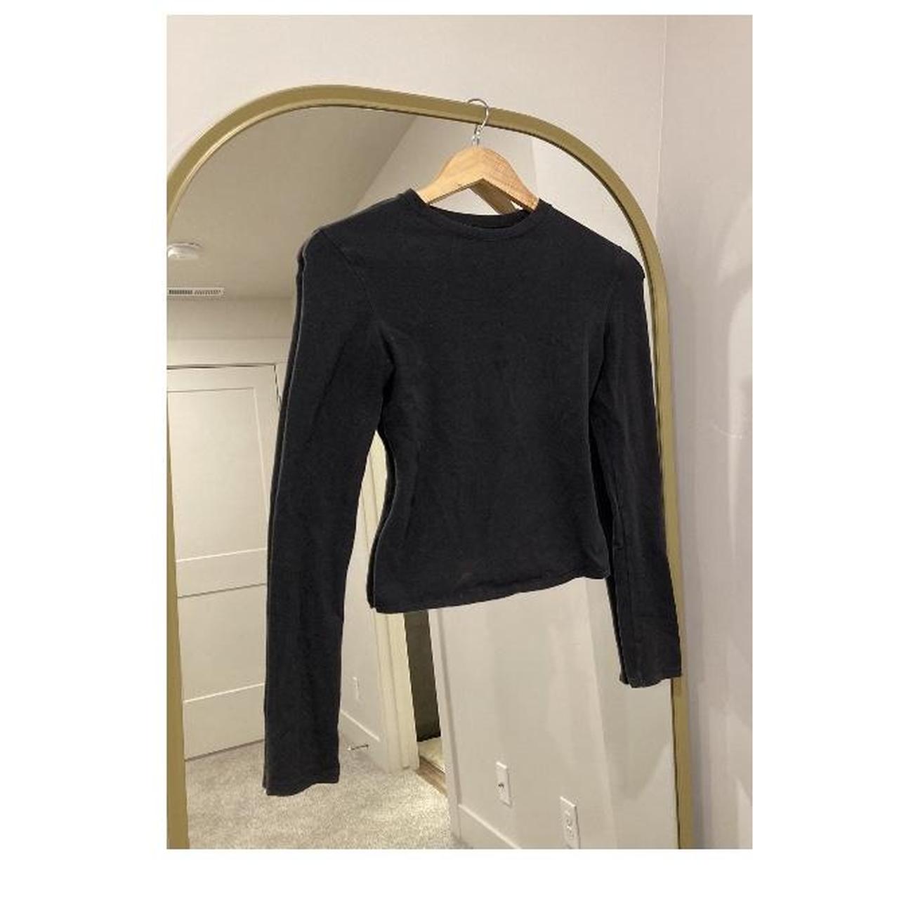 Skims cotton jersey long sleeve top 🖤 - form... - Depop