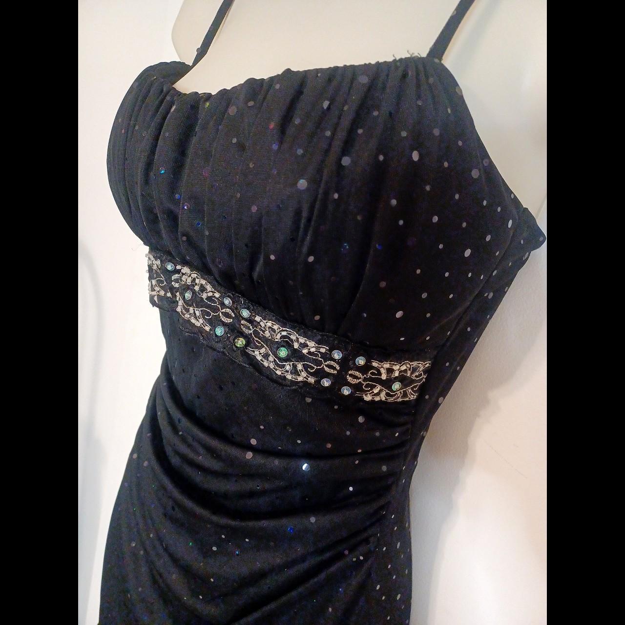 Ruby Rox Women's Black Dress | Depop