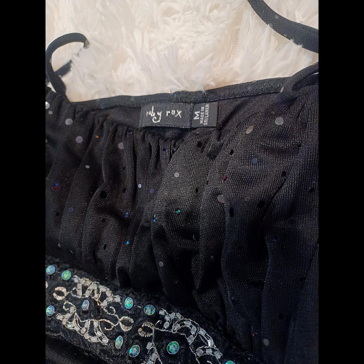 Ruby Rox Women's Black Dress | Depop