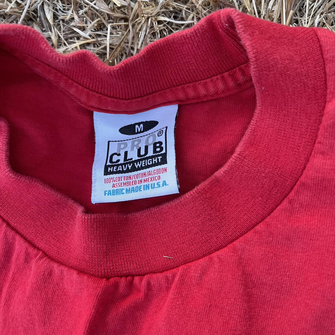 Red pro club shirt fits like medium - Depop