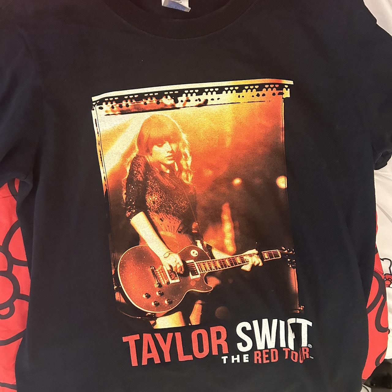Authentic Taylor swift red tour shirt Size small In... - Depop