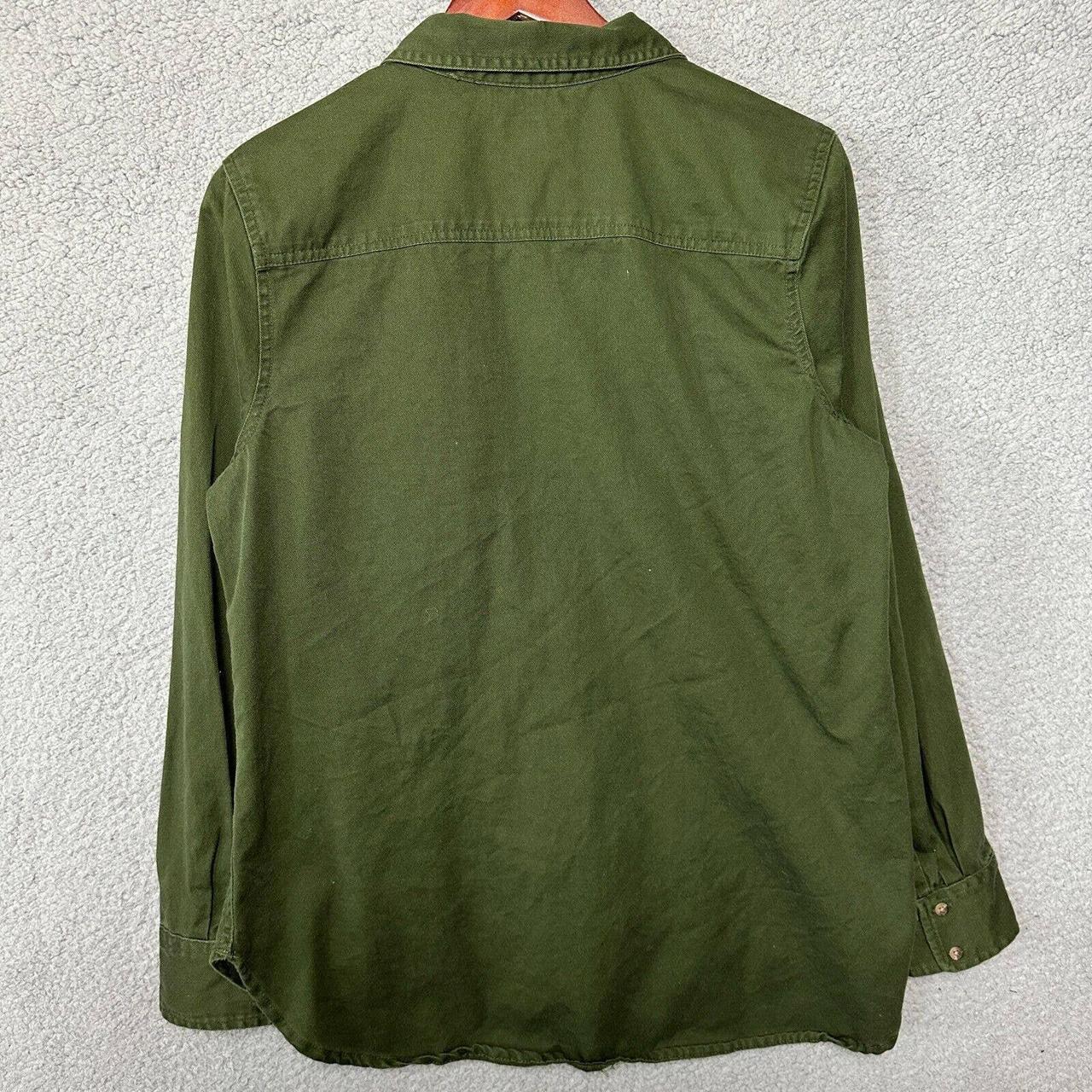 Merona Casual Button Down Long Sleeve Shirt Women Xl Depop