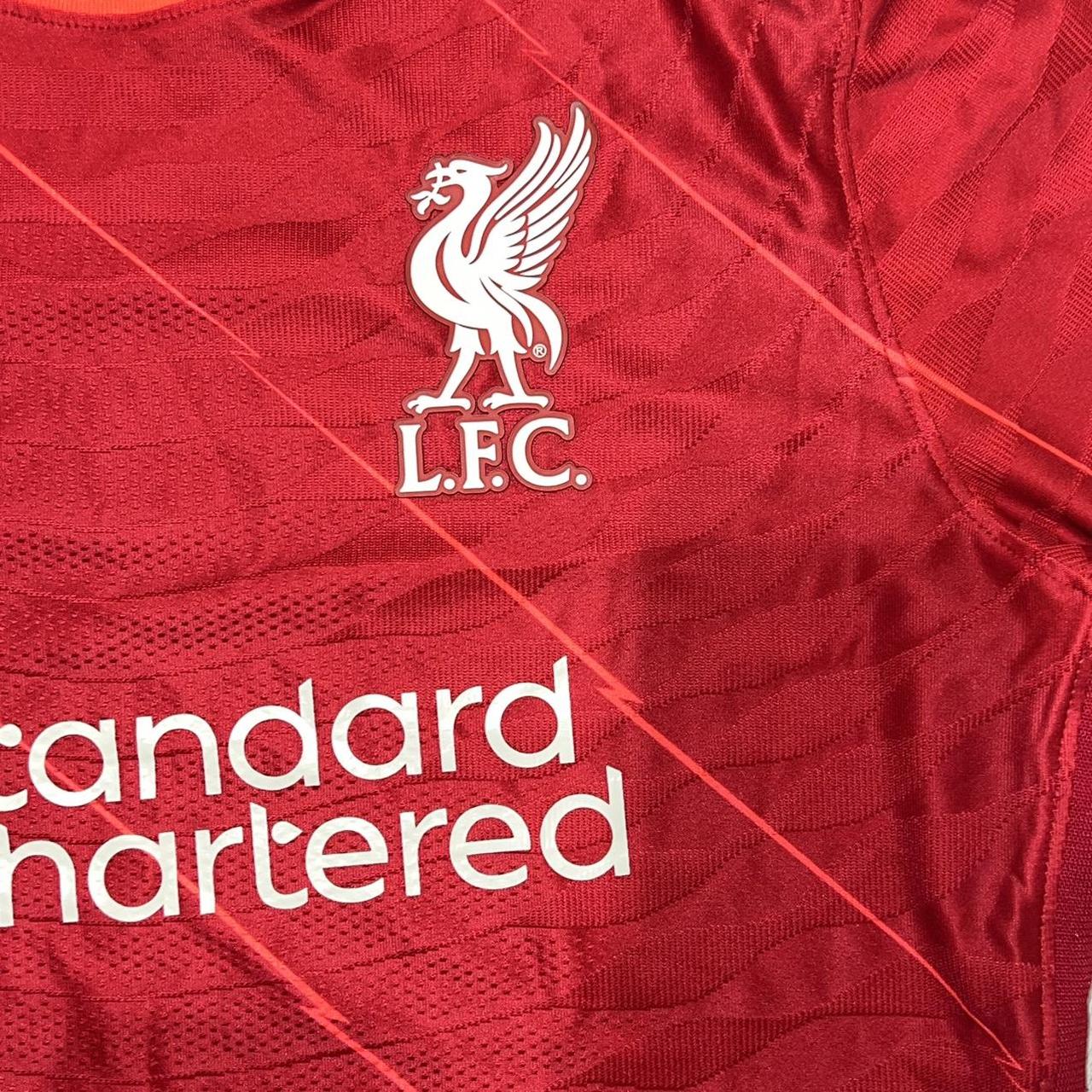 Liverpool Football Shirt Player Version from 21/22... - Depop