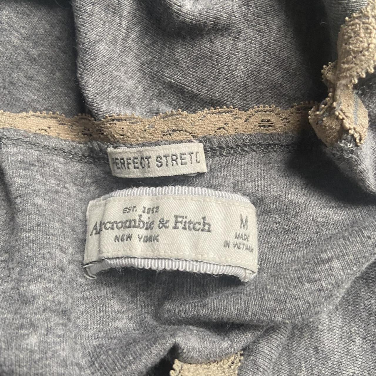 Vintage 2000s Abercrombie & fitch deadstock grey... - Depop