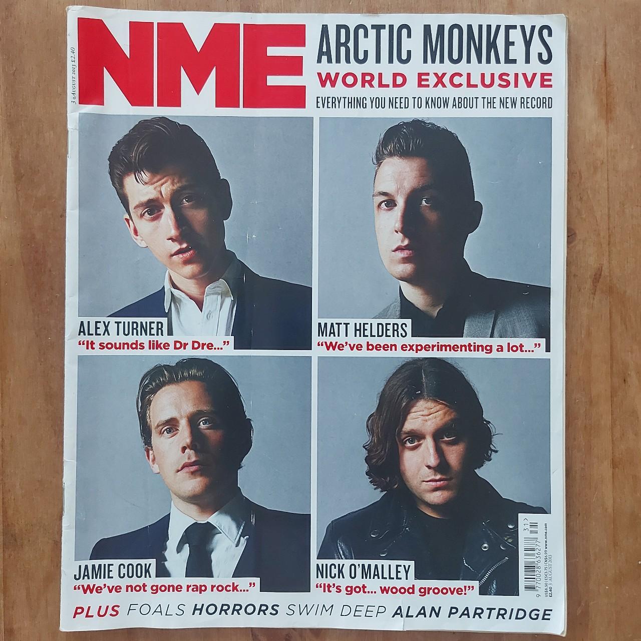 Arctic Monkeys NME magazine cover from 2013 - Depop