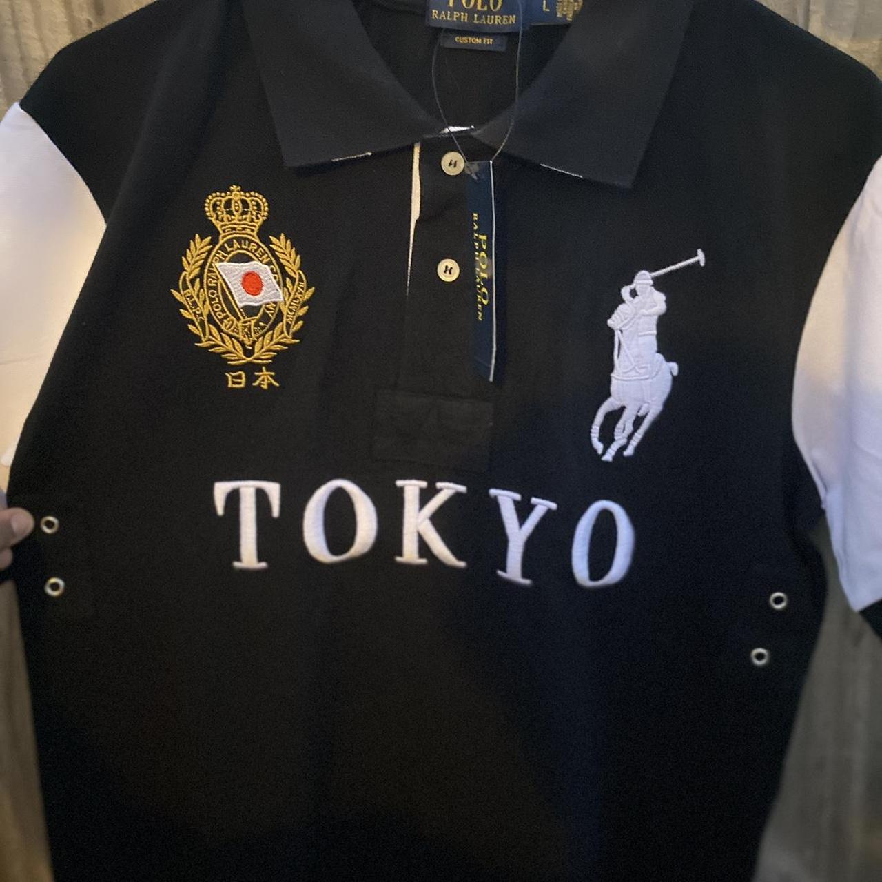 Tokyo polo chief keef style. Size large with number... - Depop