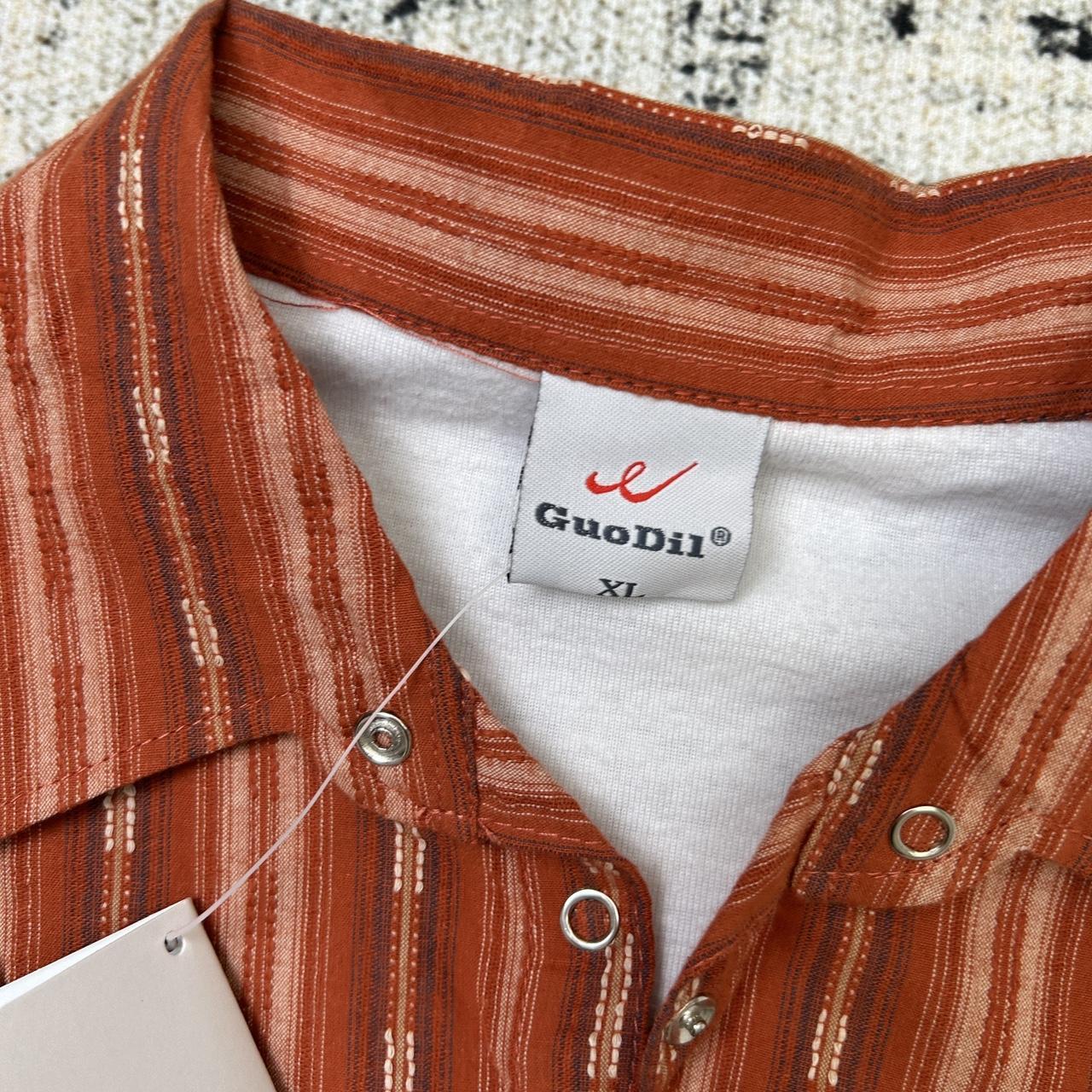 deadstock 90s preppy faux double layer effect... - Depop