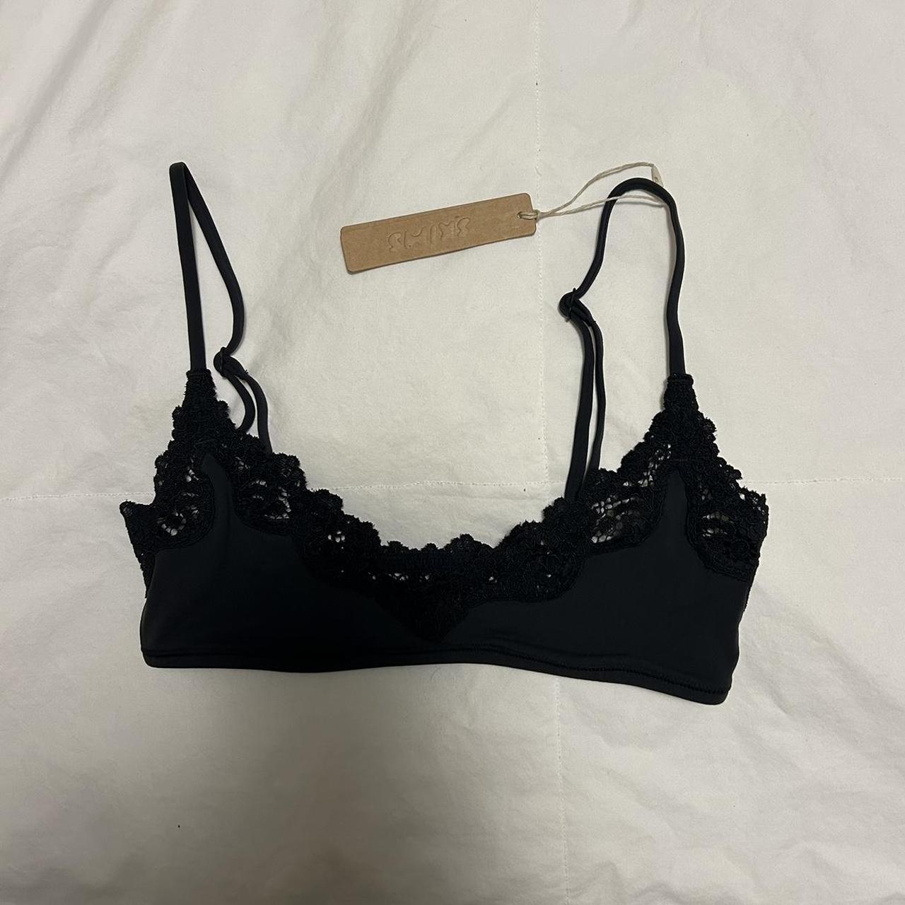 Nwt skims fits everybody lace scoop bralette Color... - Depop