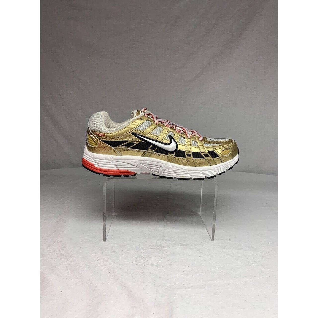 Nike P-6000 Light Bone Summit White Metallic White... - Depop
