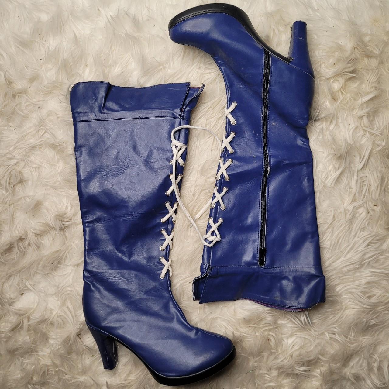 Sailor Saturn cosplay boots size 7.5 worn once, have... - Depop
