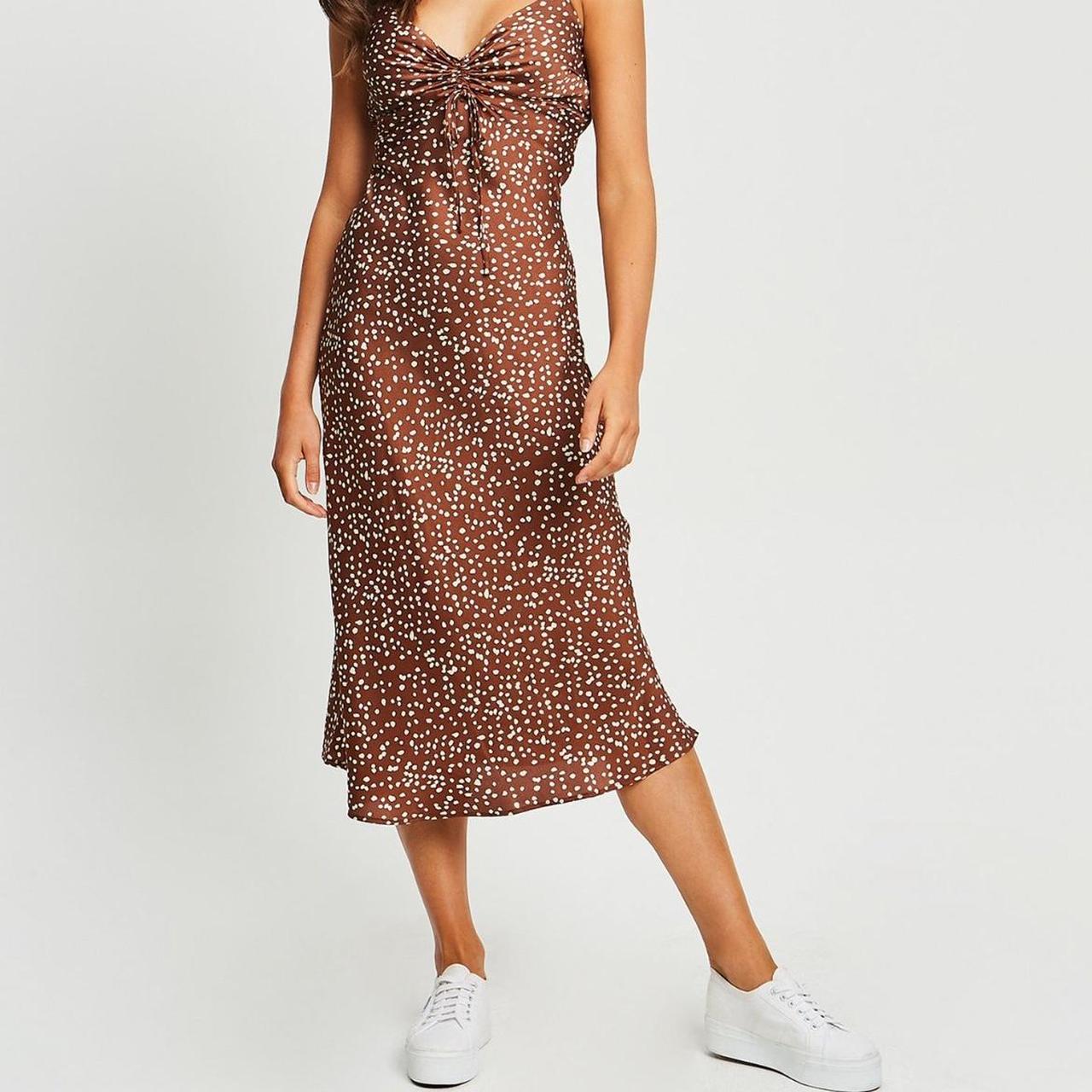 🤎 Size: AU 12 🤎 Brand: Calli 🤎 Midi Dress 🤎... - Depop