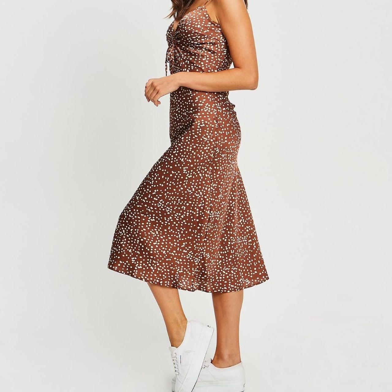 🤎 Size: AU 12 🤎 Brand: Calli 🤎 Midi Dress 🤎... - Depop