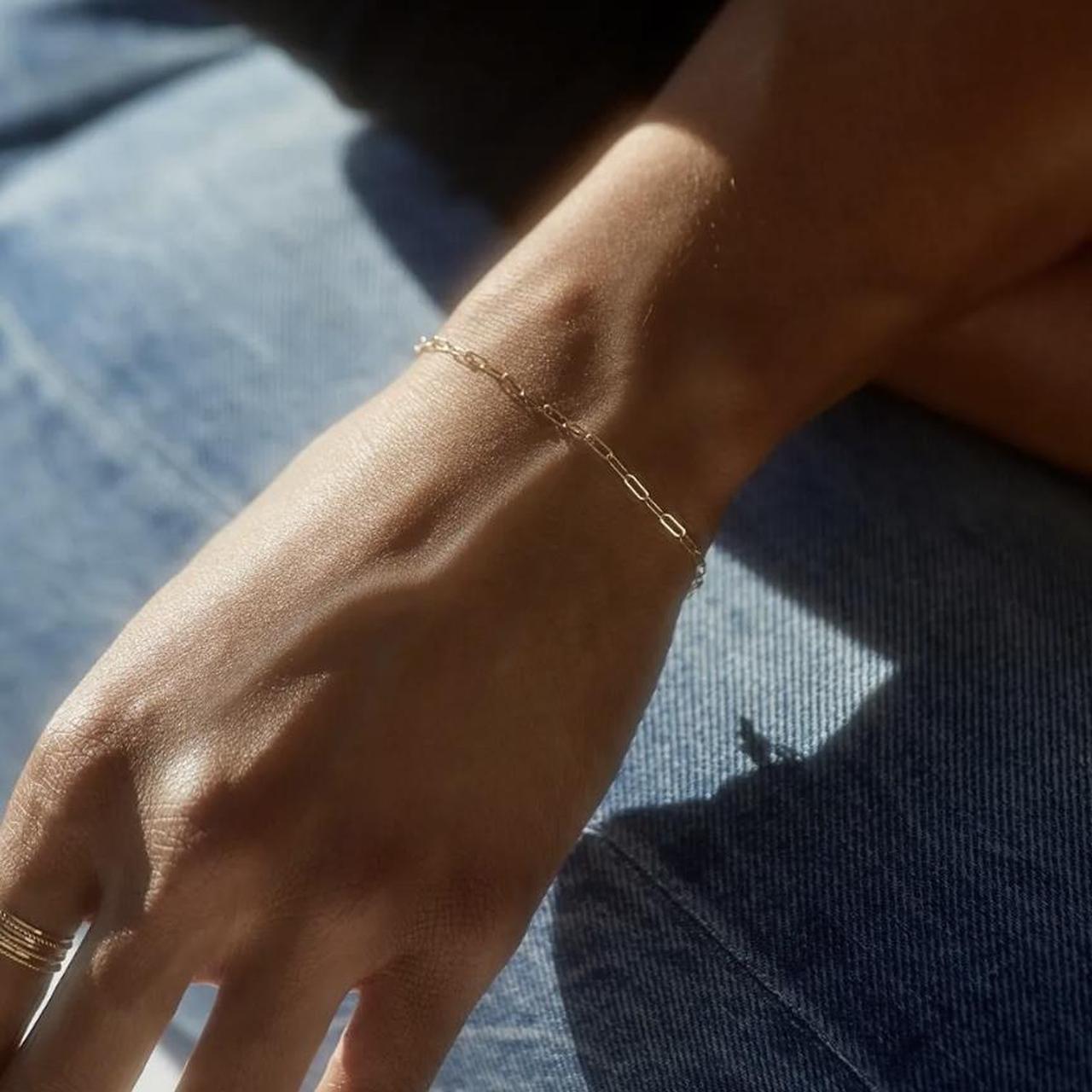 Catbird Jewelry 1976 Bracelet in 14K gold size 6-6.5... - Depop