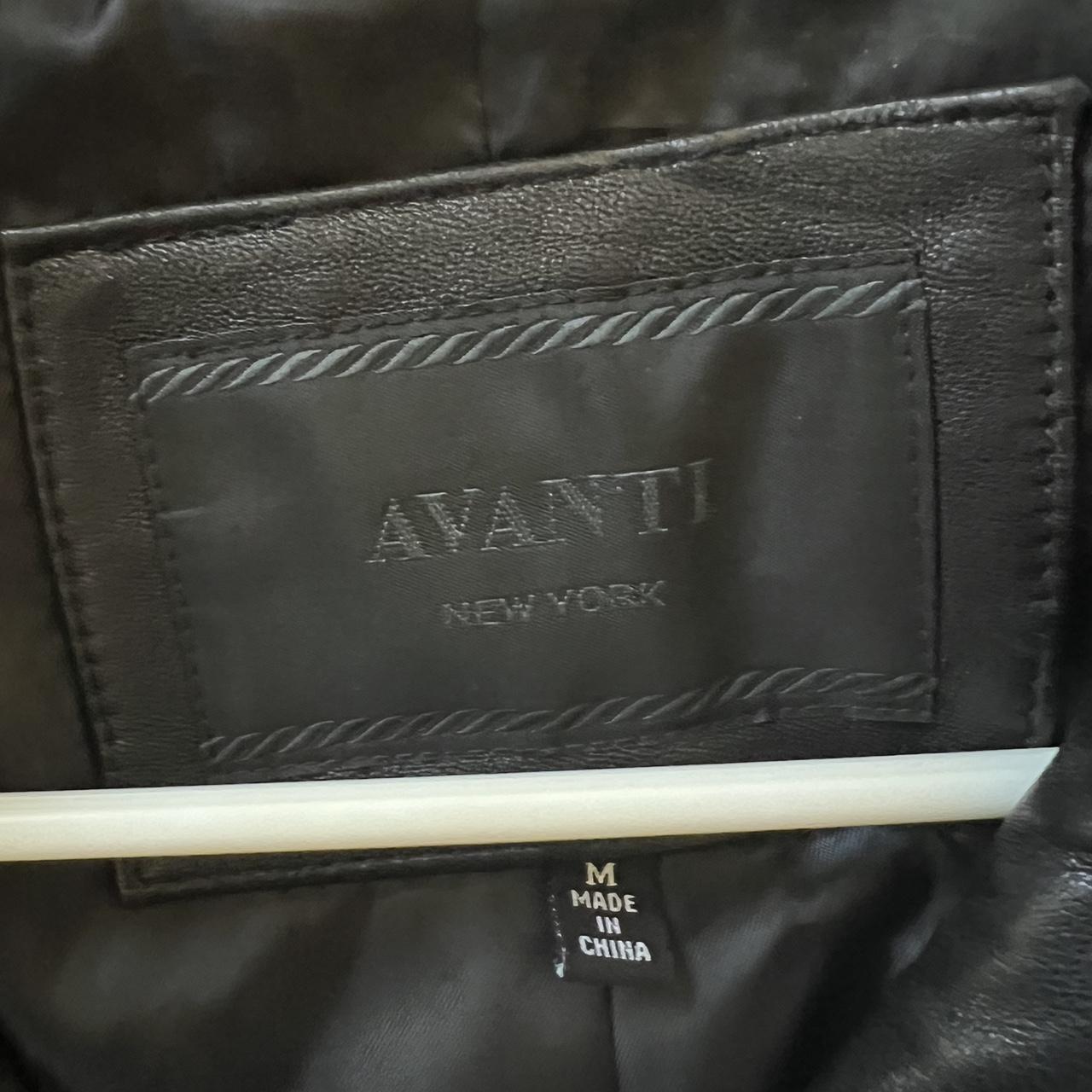 Avanti Genuine Leather Jacket, size M - Depop