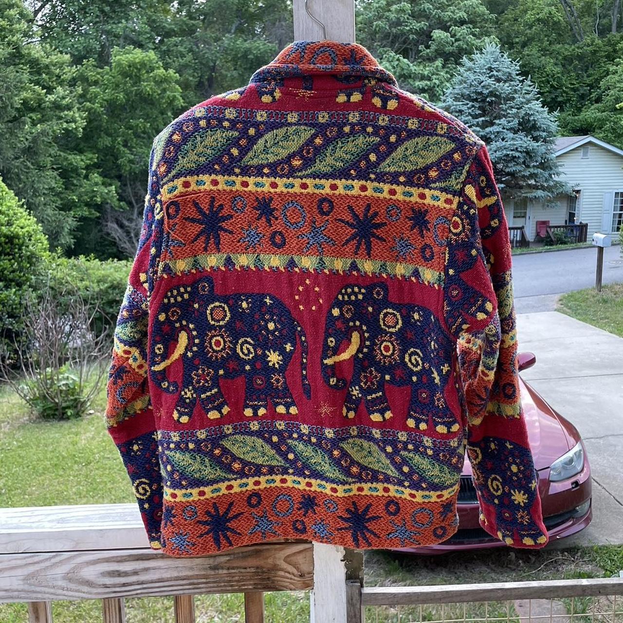 Painted Pony vintage elephant jacket 🐘 Size S/M... - Depop