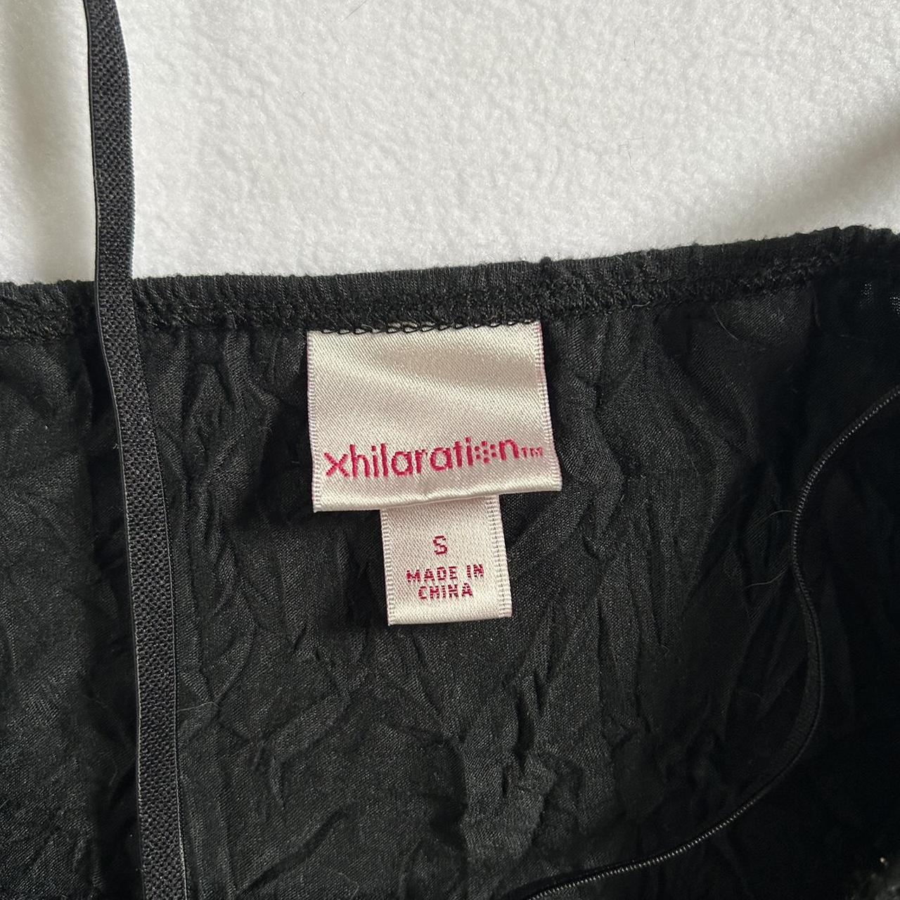 Y2K Xhilaration black beaded cami Size small... - Depop