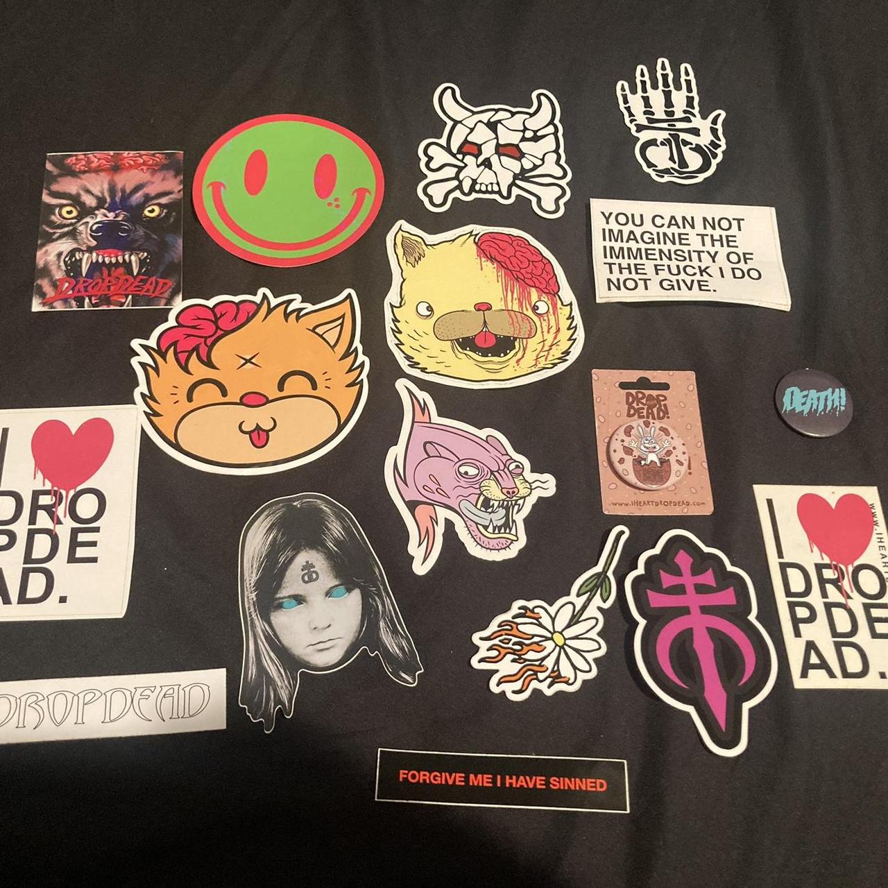 #dropdead stickers for sale #bmth #olisykes... - Depop