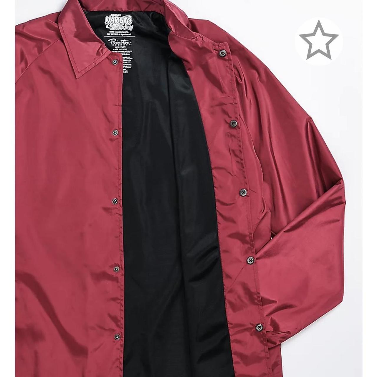 Primitive Itachi jacket Size large Burgundy... - Depop