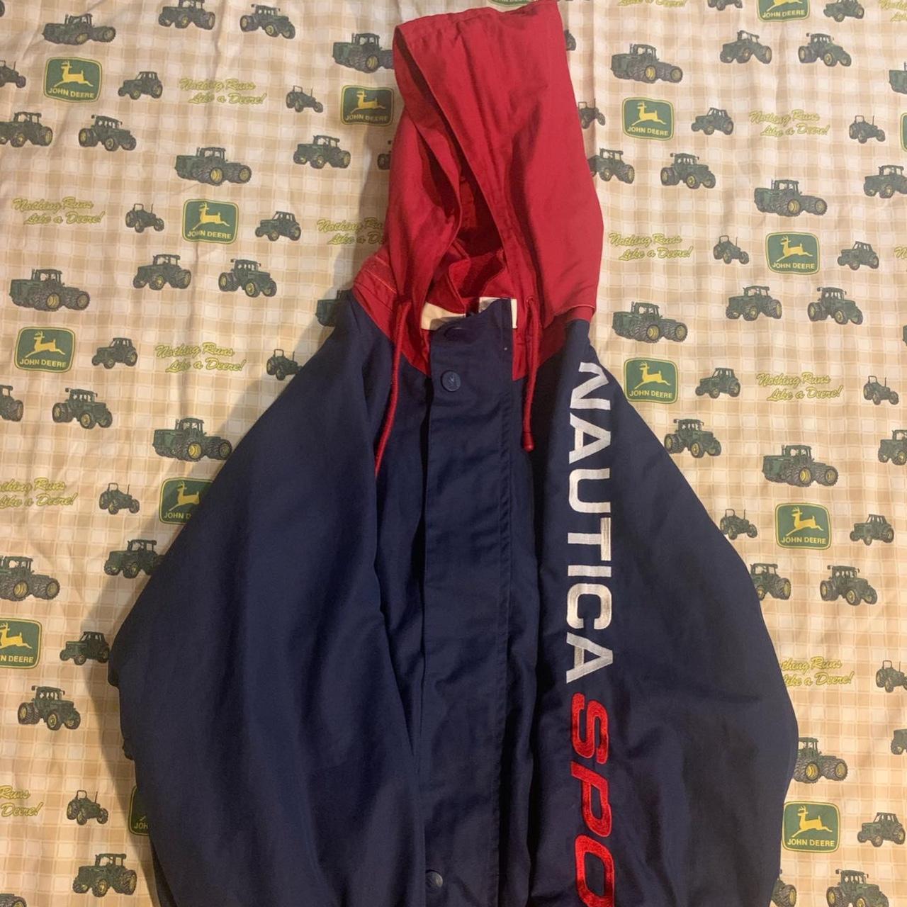 Vintage Nautica Reversible Jacket - Depop
