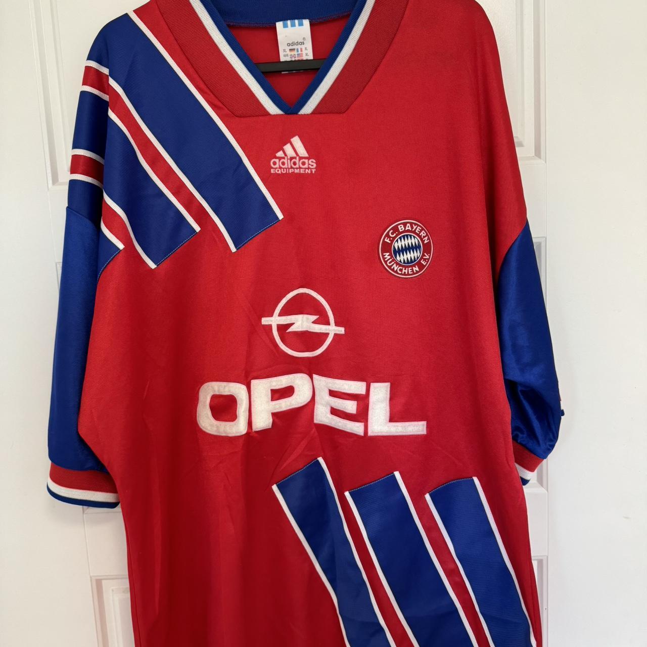 1993-95 Vintage Bayern Munich home shirt. Excellent... - Depop