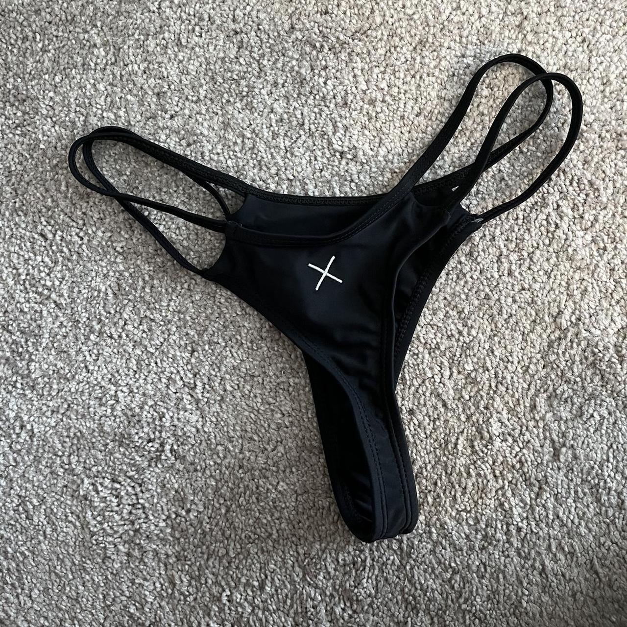 Boutine LA Manhattan Black Two Strap Bottoms... - Depop