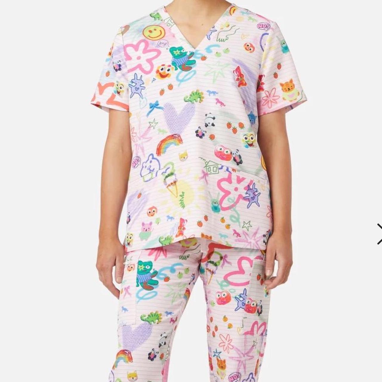 Fun scrub set Size small Brand new with tags - Depop