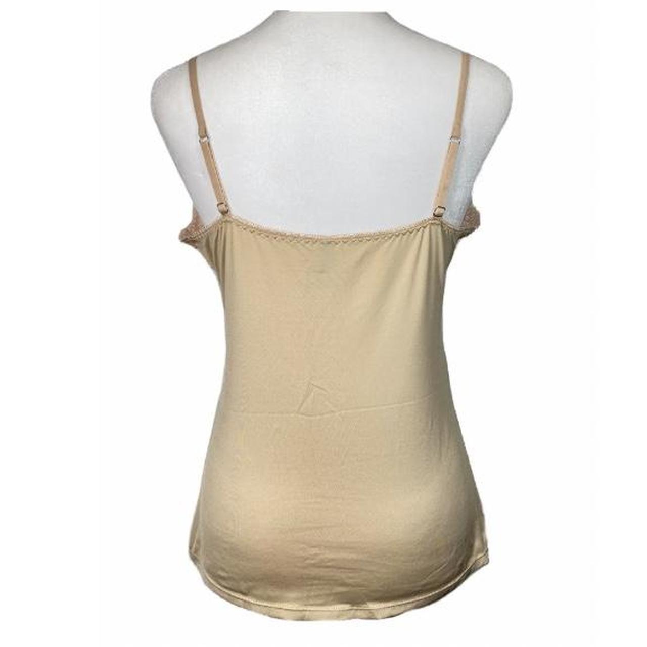 Jones New York Beige Cami Tank top with Lace... - Depop