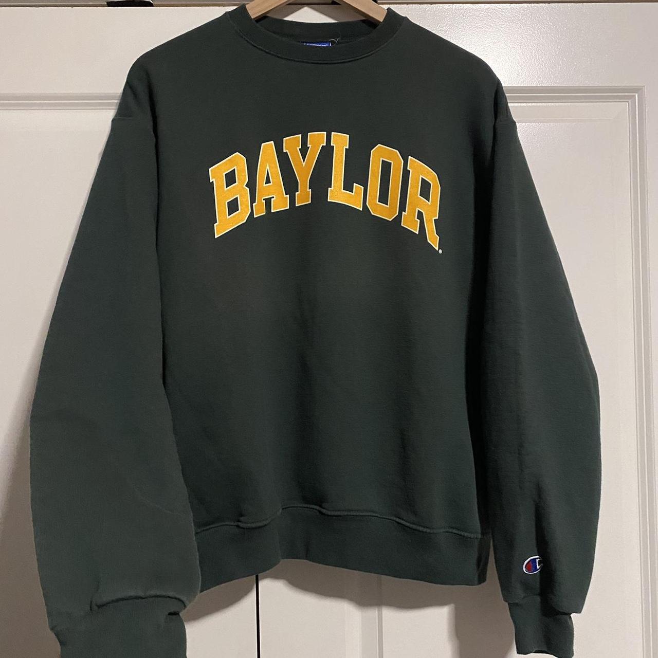 Baylor College Champion Crewneck Size L No... - Depop