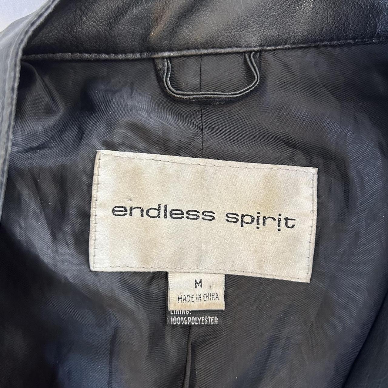 Endless Spirit Leather Jacket In near perfect... - Depop