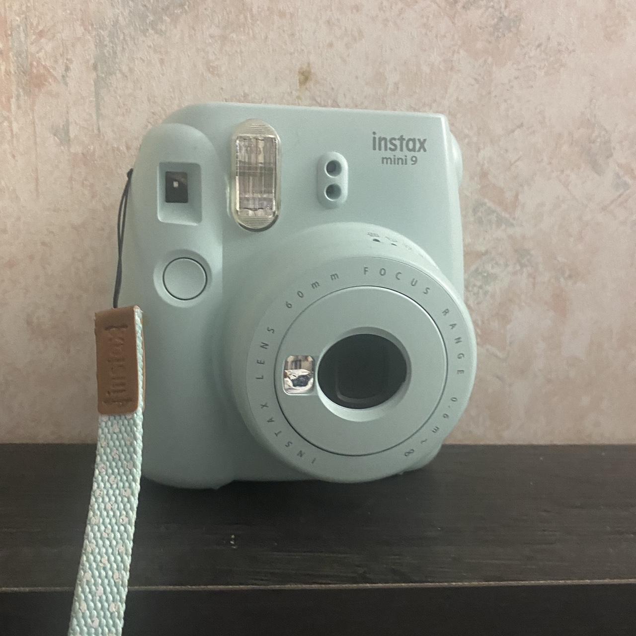 Ice blue polaroid camera instax mini 9 In good... - Depop