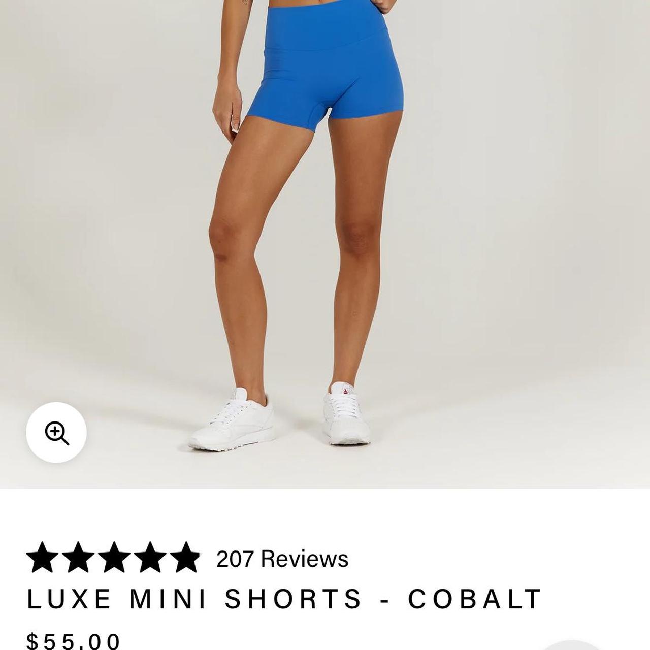 Muscle Republic LUXE MINI SHORTS - COBALT - BRAND... - Depop