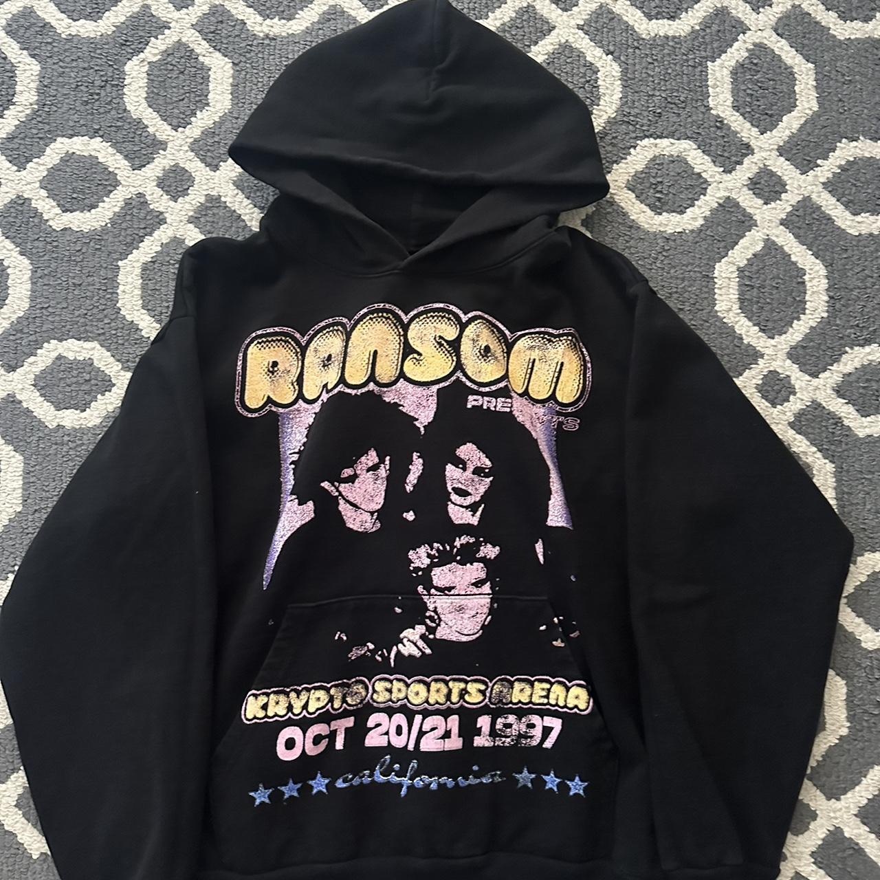 ransom x krypt0wrld sports arena hoodie worn a few... - Depop