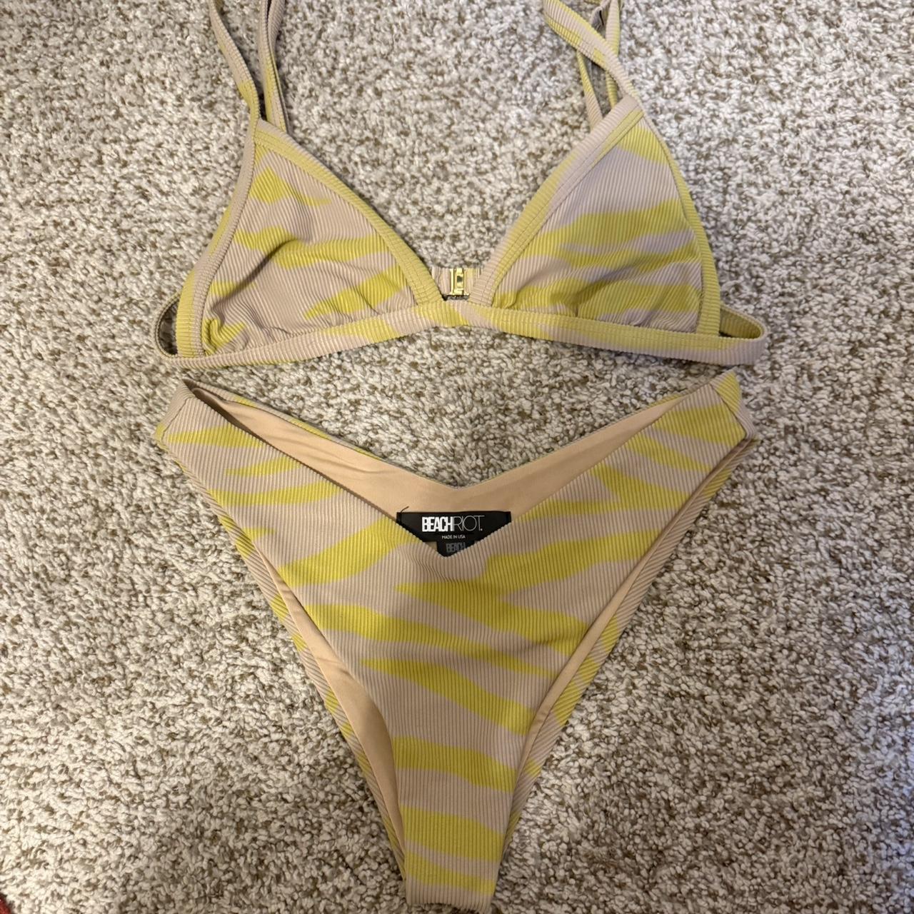 Beach riot bikini! Both top and bottom are size small | Depop