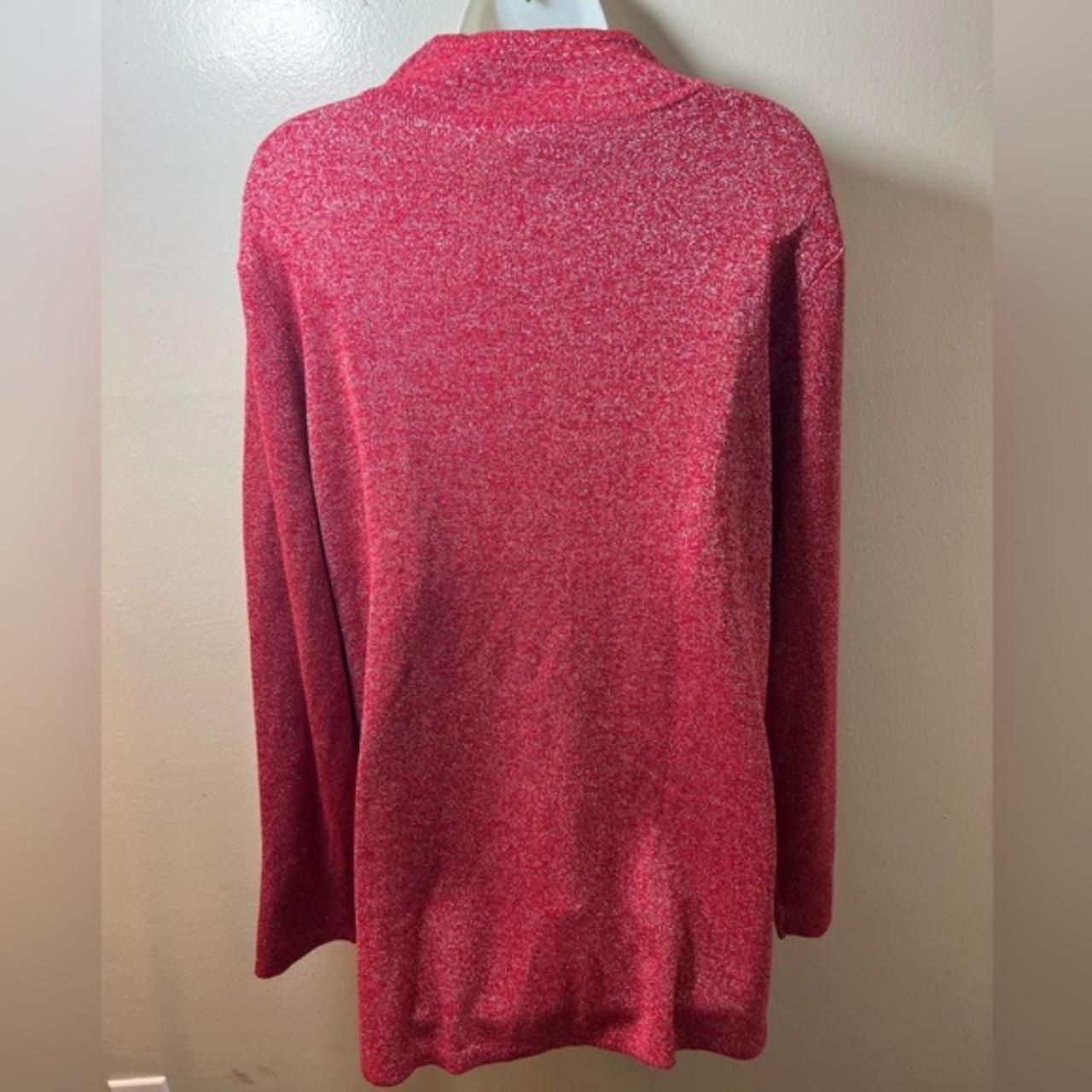 KORET Vintage Red Multicolored Rhinestone Neck 2X... | Depop