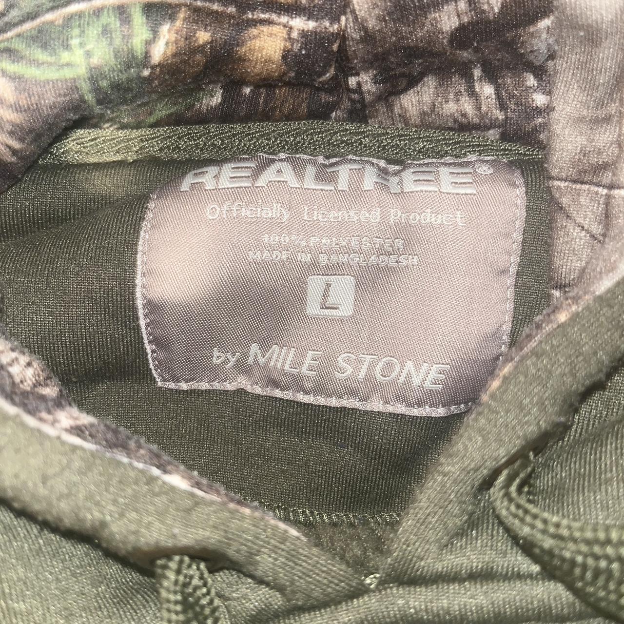 RealTree Forest Green Hoodie Size large Good... - Depop