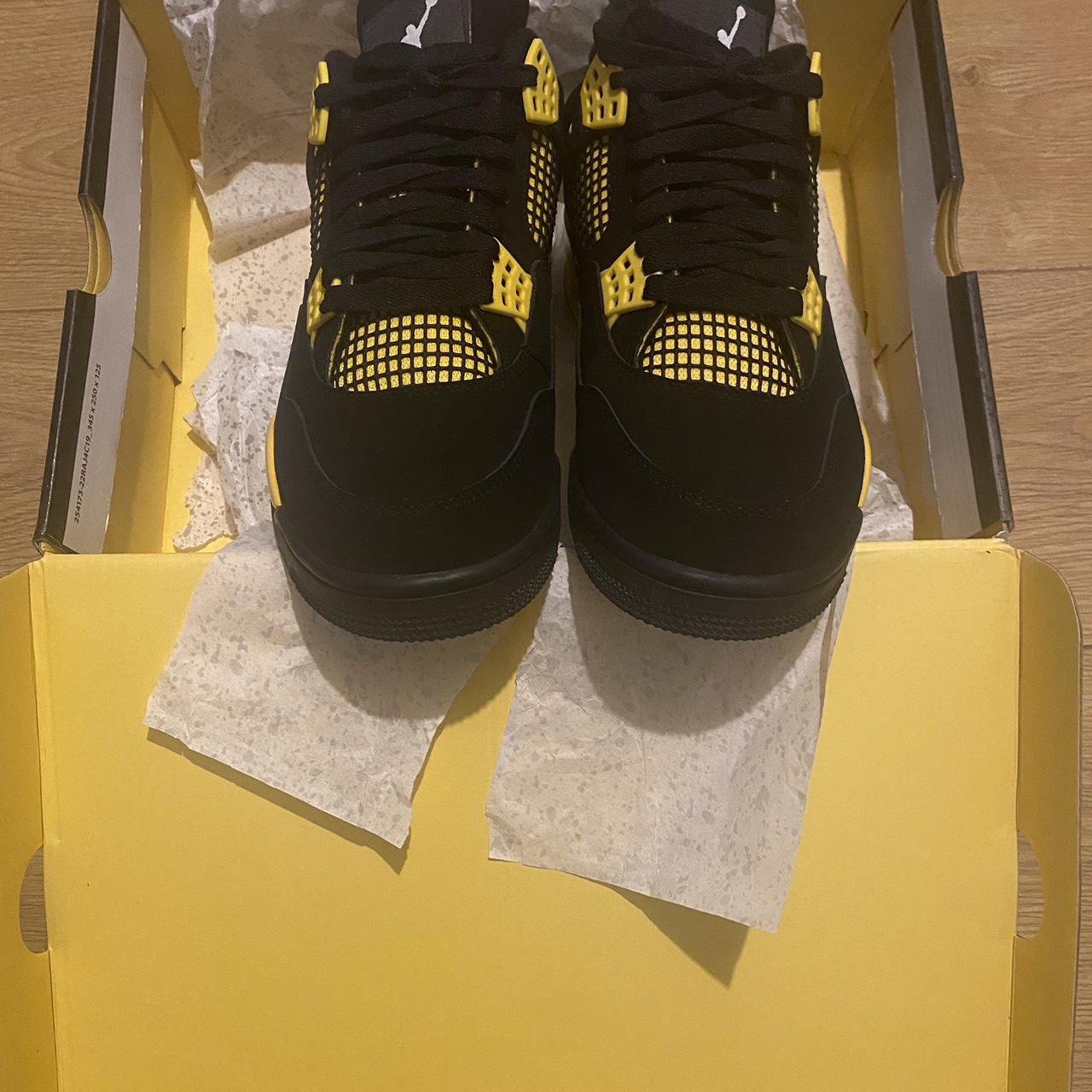 Jordan 4 thunder retro 2023 Brand new never... - Depop