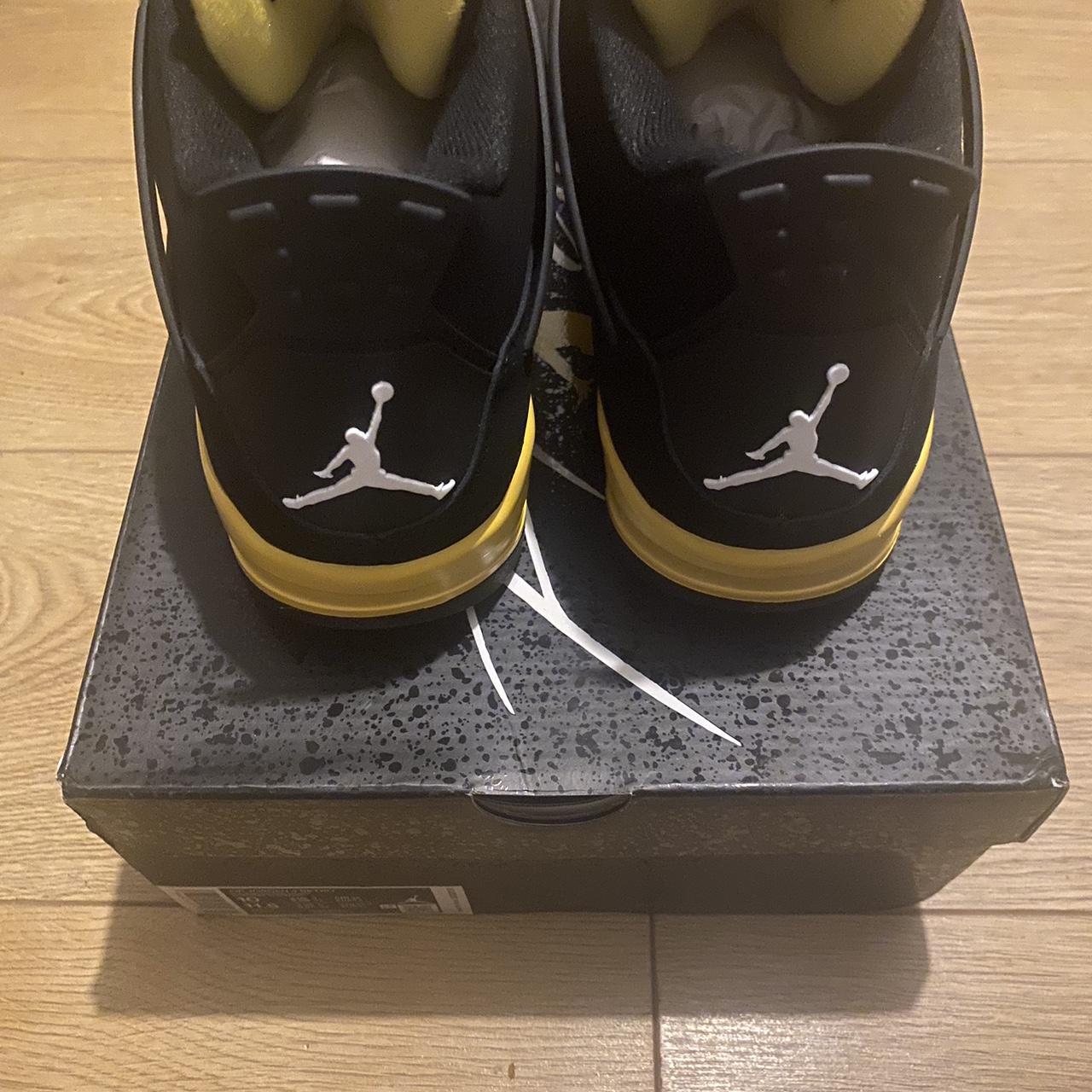 Jordan 4 thunder retro 2023 Brand new never... - Depop
