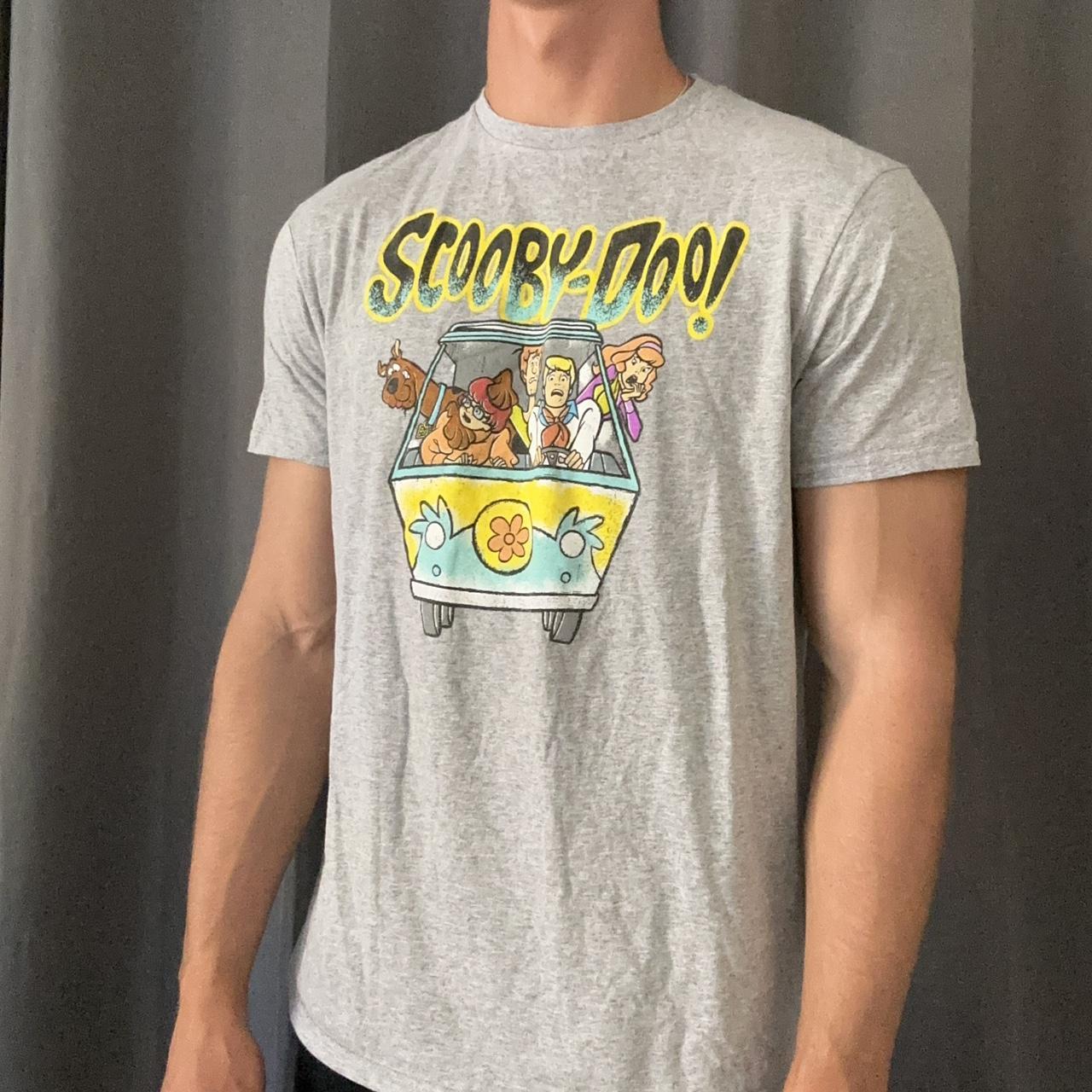 Large Scooby Doo graphic tee Model is 6’1 40”... - Depop