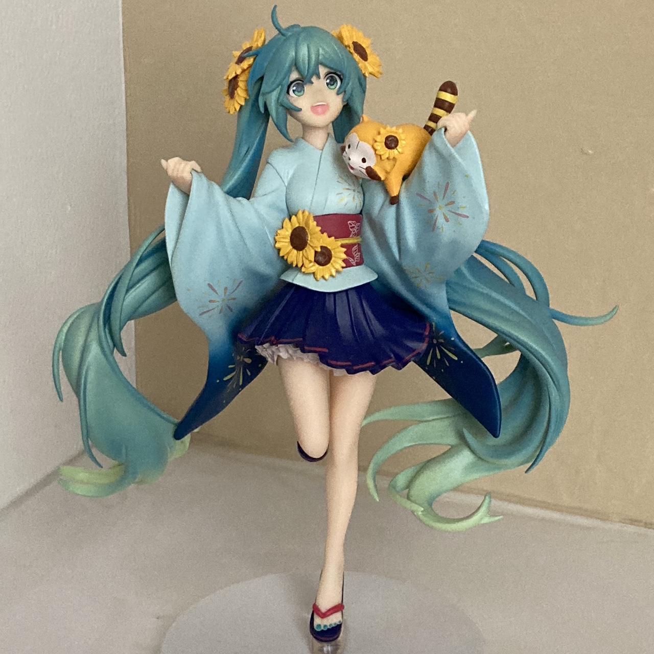 Hatsune Miku summer festival figure. Comes with the... - Depop