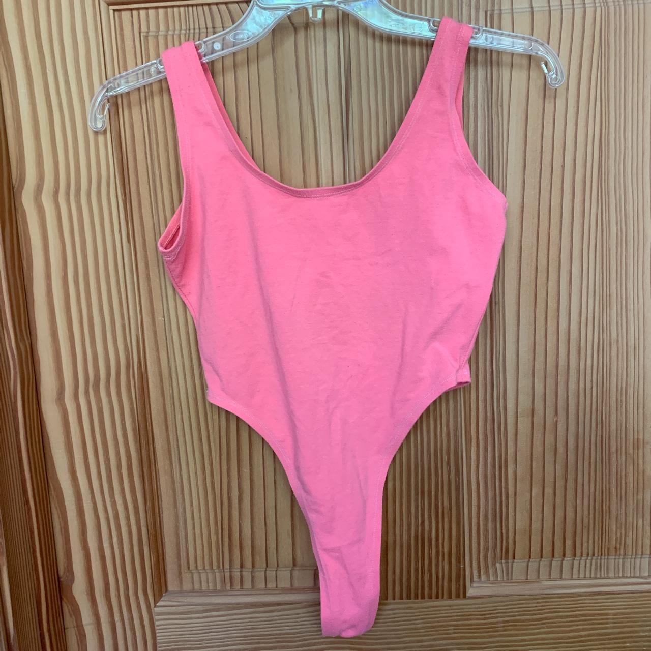 Vintage hot pink 80s fitness body suit This hot... - Depop