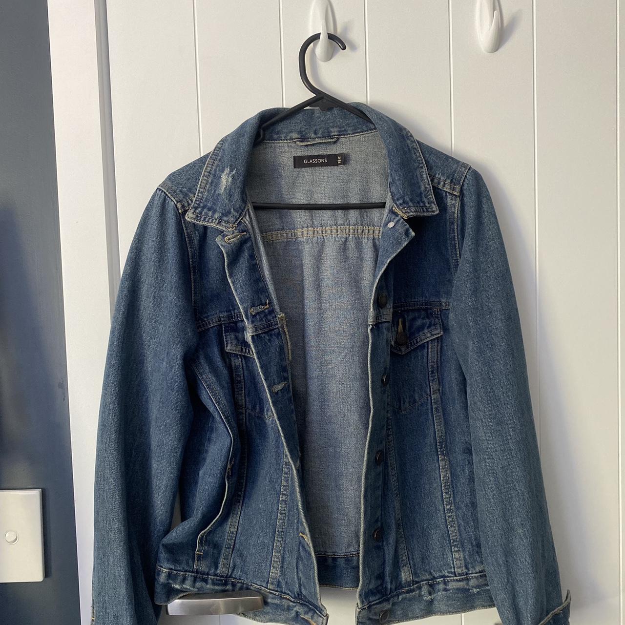 glassons denim jacket super cute and no signs of... | Depop