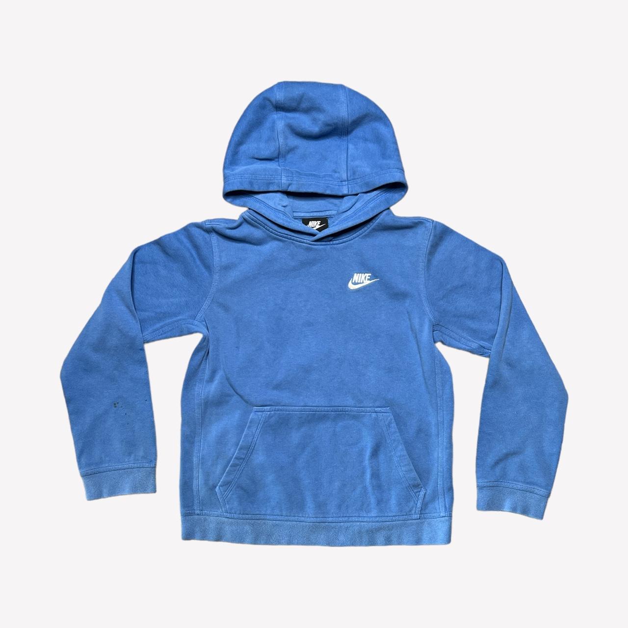 Nike Hoodie Dimensions: Pit to Pit : 17.5” Length... - Depop