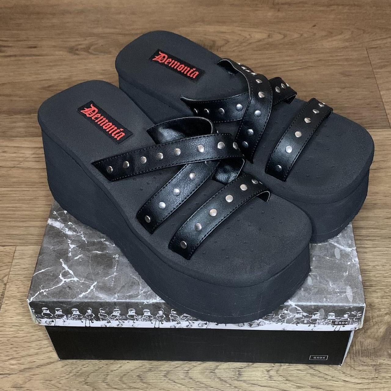 Demonia Gothic Platform Sandals Brand: Demonia... - Depop